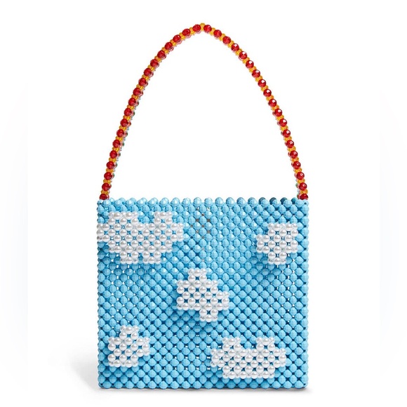 Bags | Susan Alexandra Big Skies Beaded Cloud Bag | Poshmark